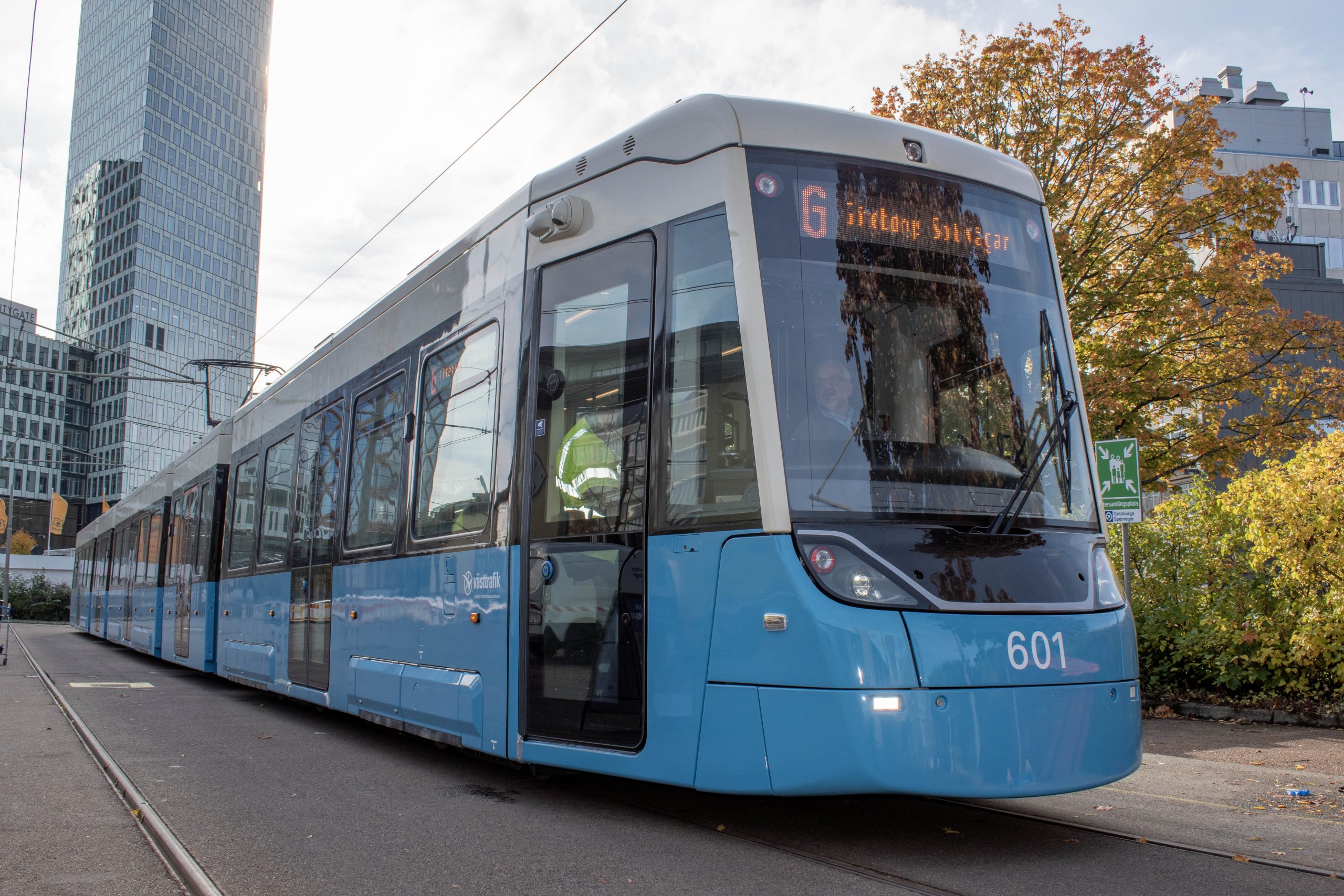 Visning för media av nya M34 - Göteborgs Spårvägar - Vi sätter Göteborg ...
